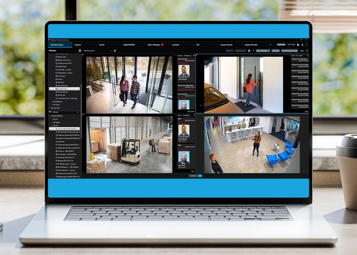How access control works with Milestone's XProtect VMS